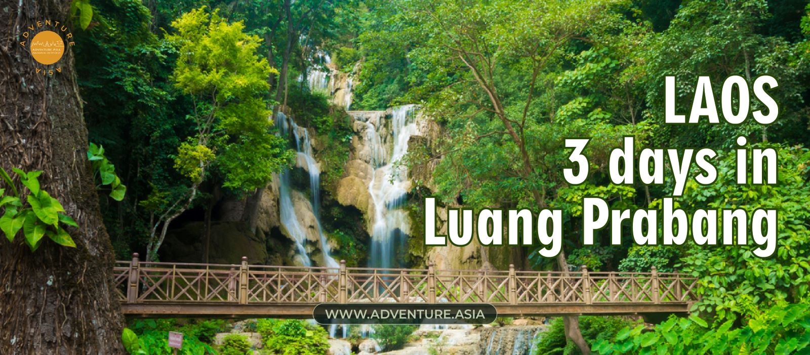 EXPLORE THE STUNNING TURQUOISE WATERS OF KUANG SI WATERFALL IN LAOS